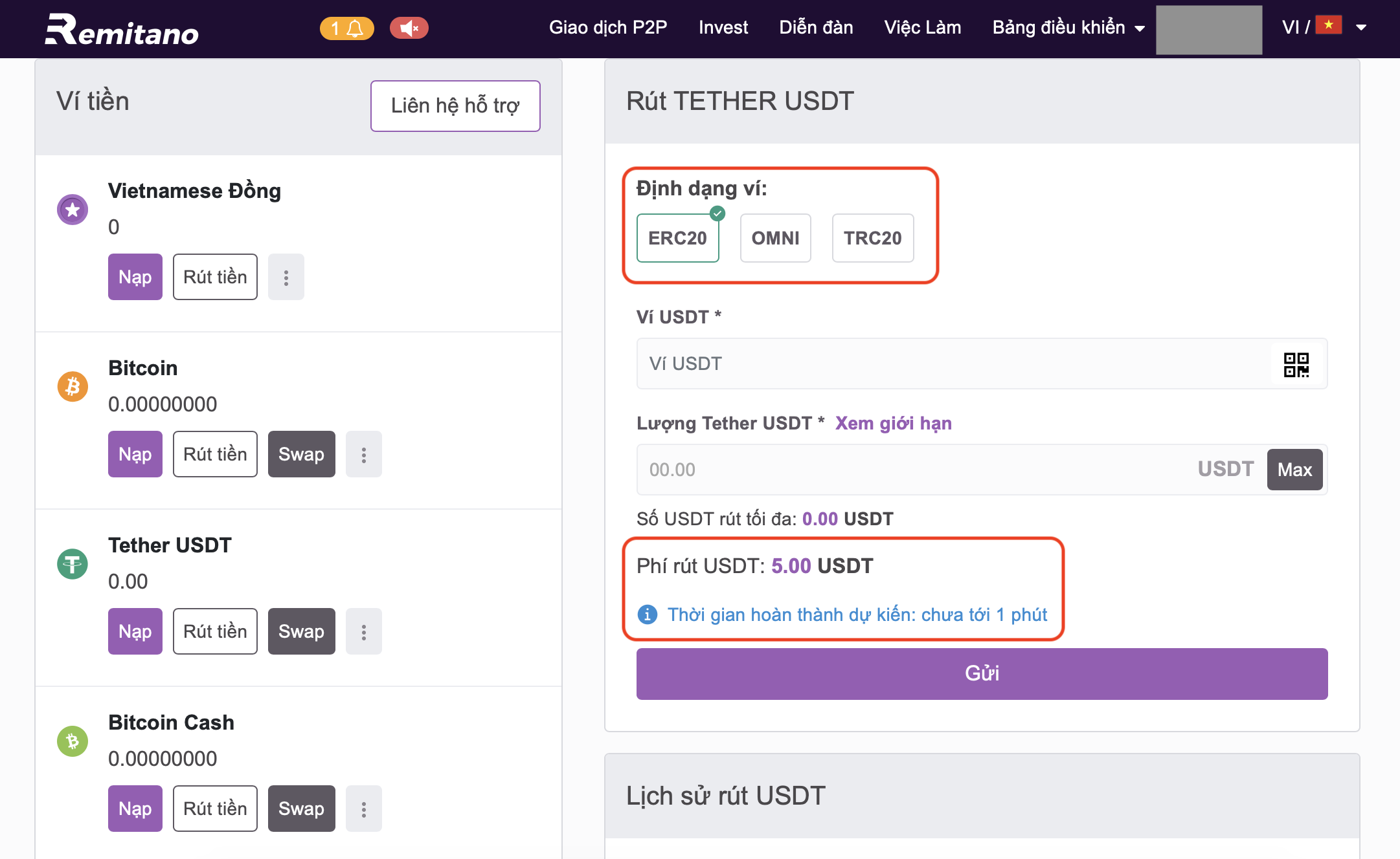 Hướng dẫn phân biệt 3 chuẩn token TRC20, OMNI và ERC20