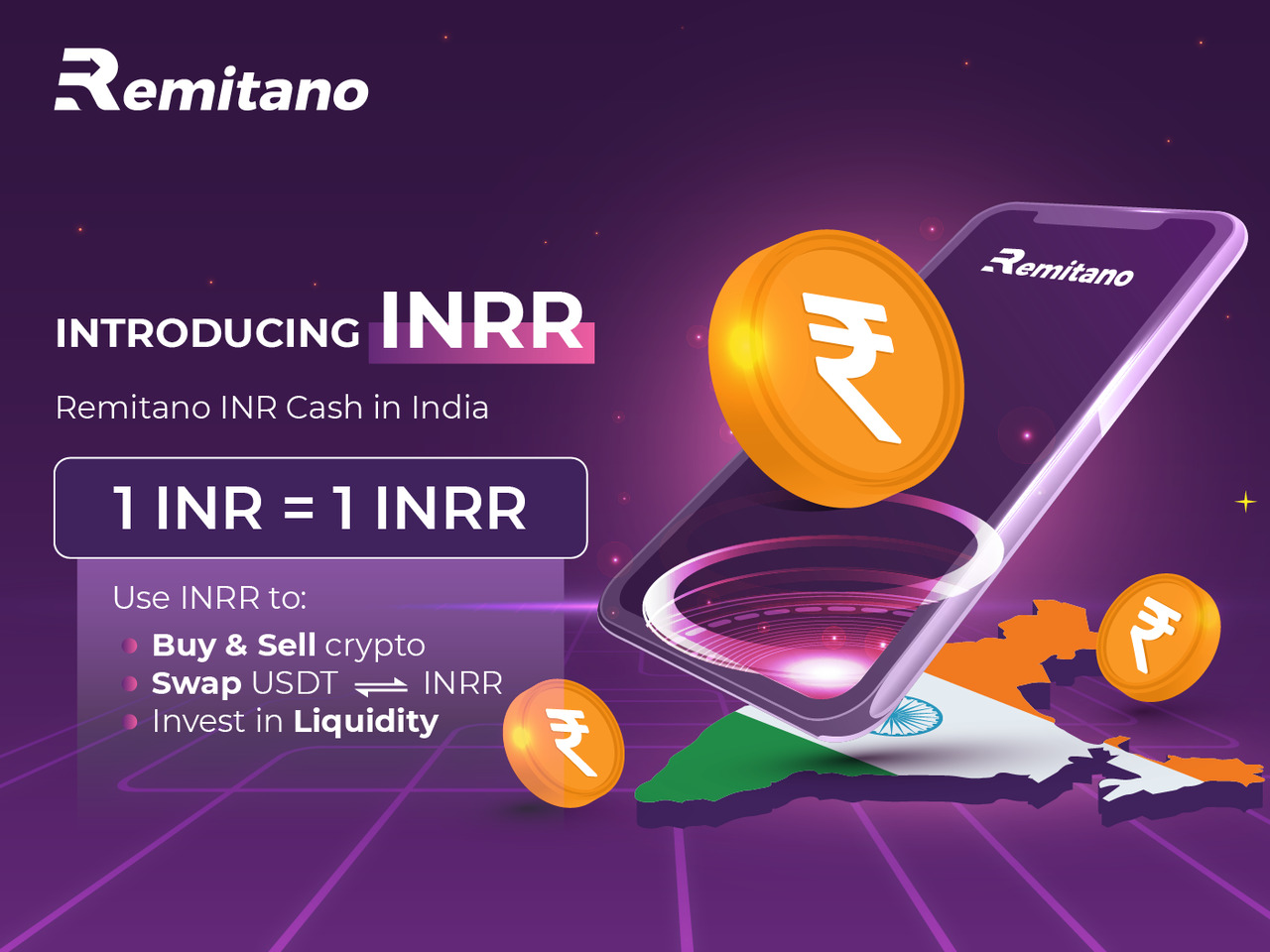 Remitano launches “INRR” for better P2P trading experience in India
