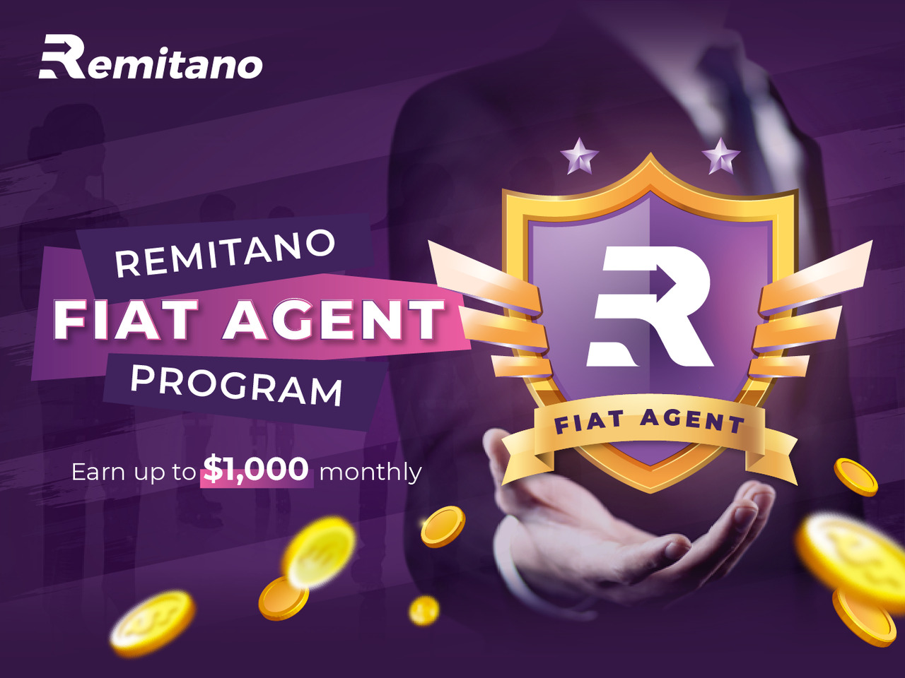 Become a Remitano Fiat Agent and earn monthly